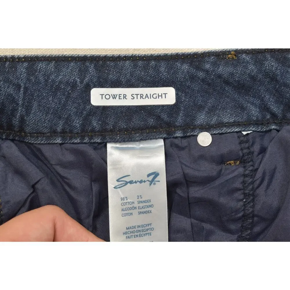 Seven7 | Jeans | Seven7 The Tower High Rise Straight Leg Jeans Womens ...